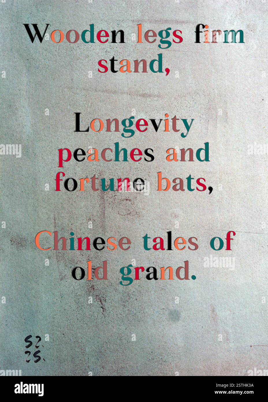 Wooden legs firm stand, Longevity peaches and fortune bats, Chinese ...