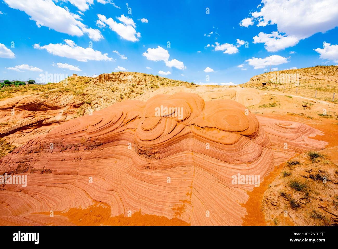Jingbian Wave Valley, Yulin, Shaanxi, China Stock Photo - Alamy