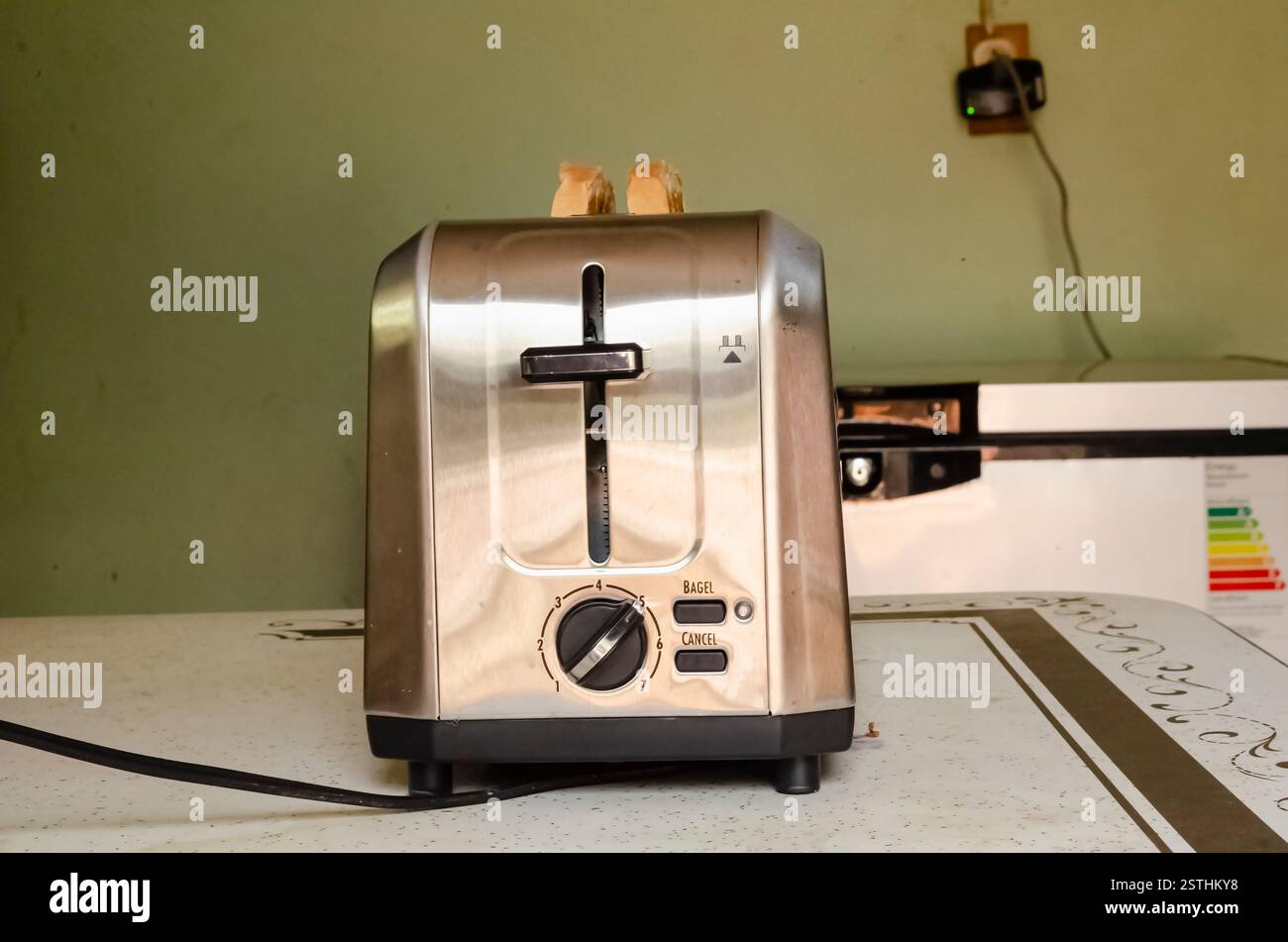 Toaster Front View Stock Photo - Alamy