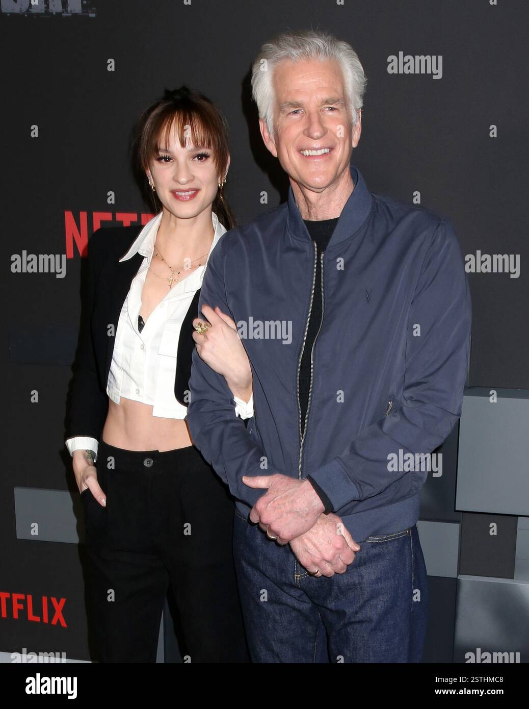 Ruby Modine and Matthew Modine attending Netflix's 'Zero Day' World ...