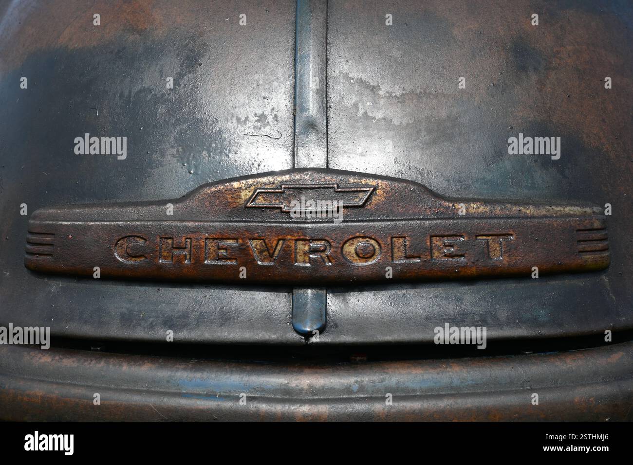 rust chevrolet car logo Stock Photo - Alamy