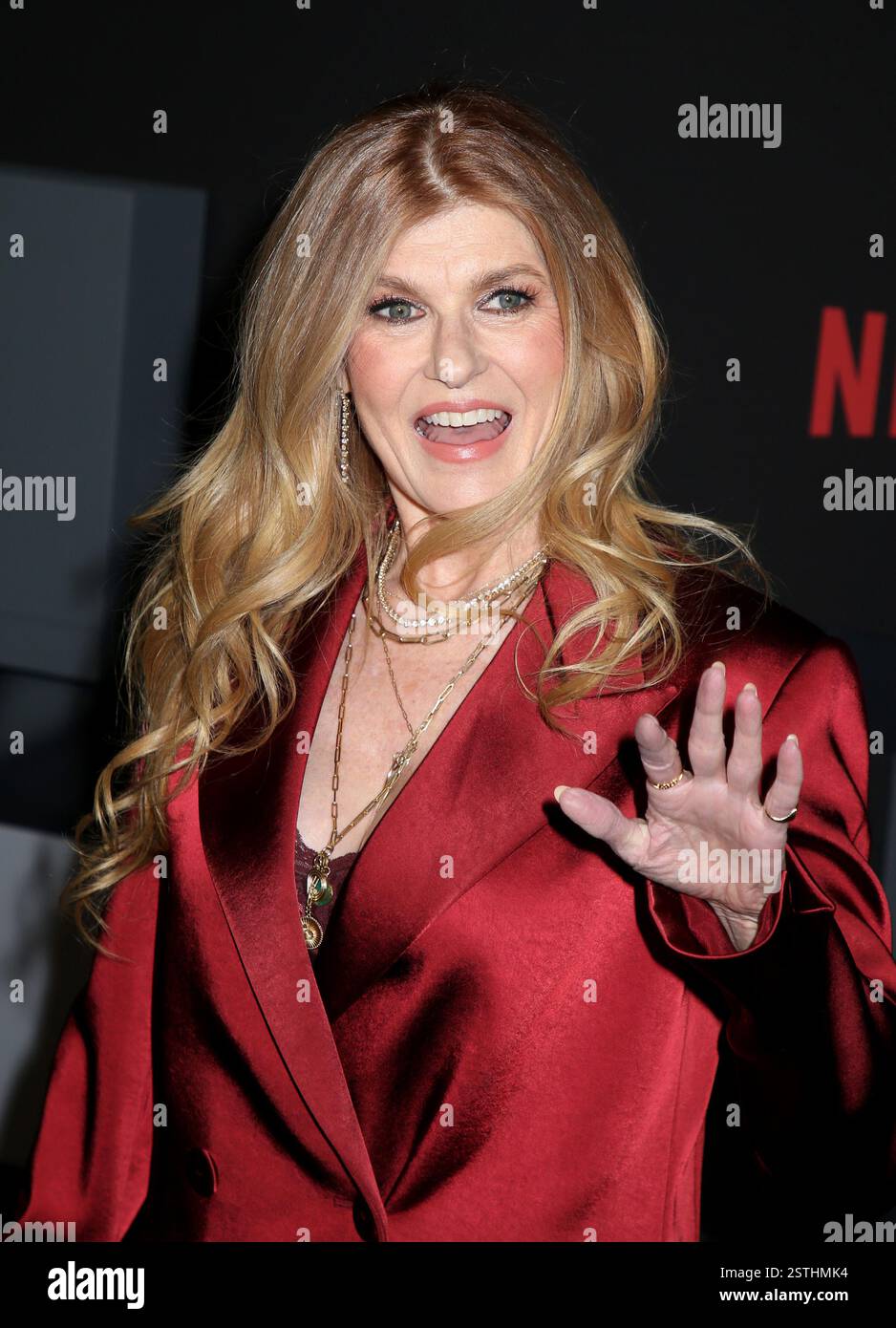 New York City, USA. 18th Feb, 2025. Connie Britton attending Netflix's ...