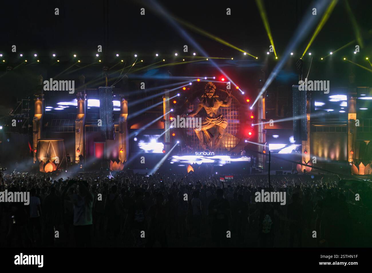 Sunburn EDM festival in Goa 2013 Stock Photo - Alamy