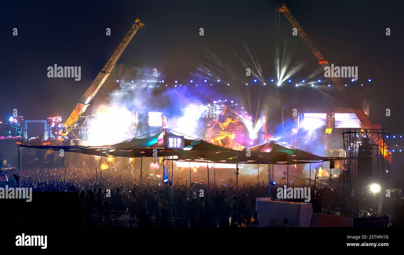 Sunburn EDM festival in Goa 2013 Stock Photo - Alamy
