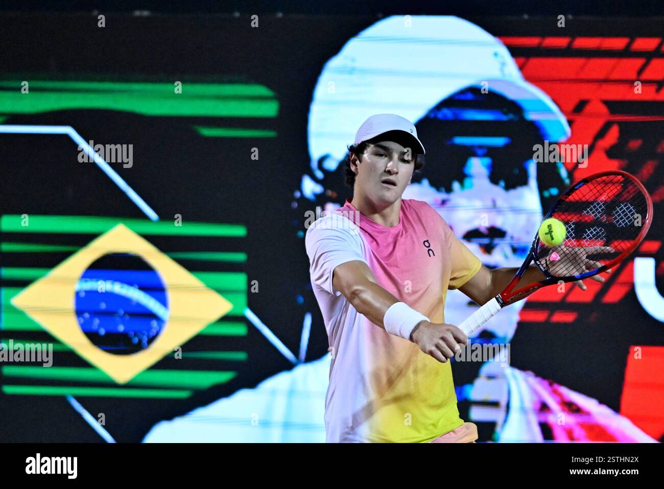 Rio de Janeiro-Brazil February 18, 2025, Rio Open Tennis, stage of the ...