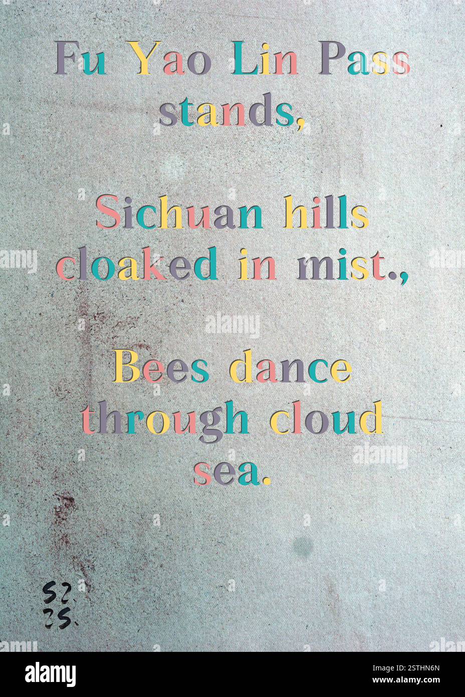 Fu Yao Lin Pass stands, Sichuan hills cloaked in mist., Bees dance ...