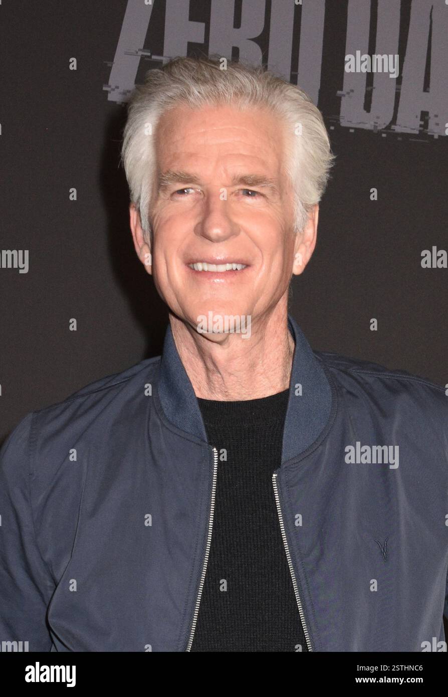 New York, NY, USA. 18th Feb, 2025. Matthew Modine at Netflix's Zero Day ...