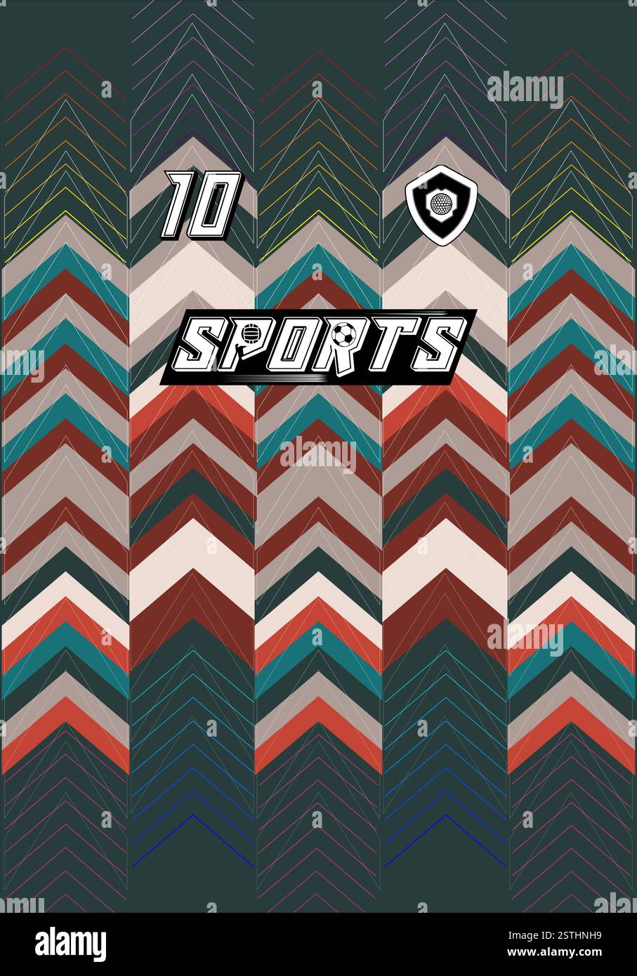 Sports Jersey Design Modern Athletic Wear Soccer Basketball Football ...