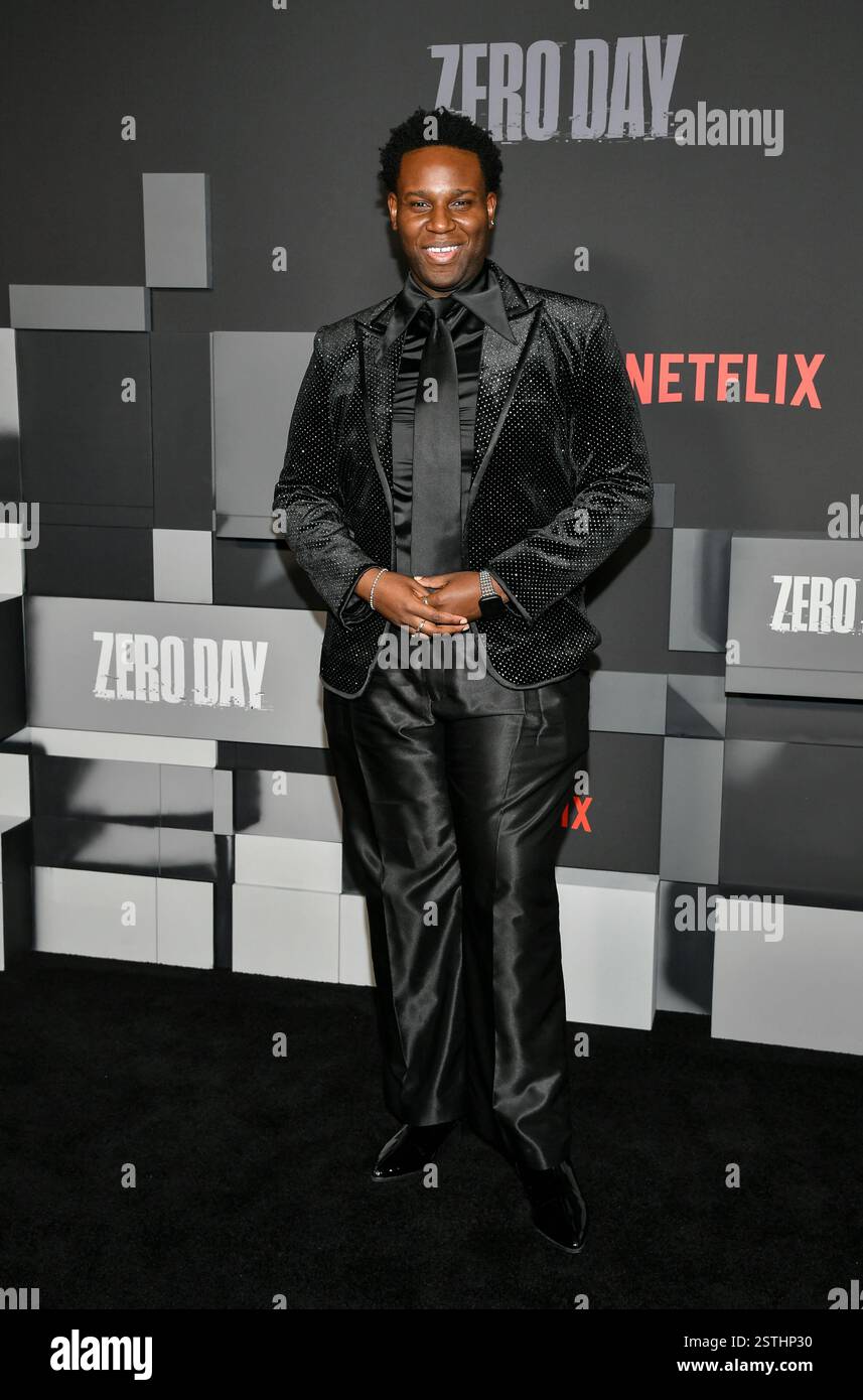 O'Neil Thomas attends the world premiere of Netflix's "Zero Day" at The ...