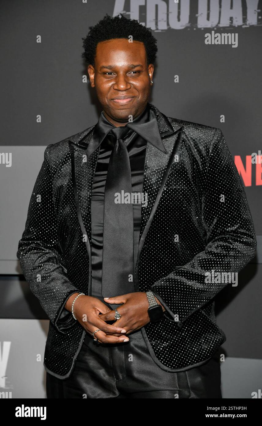 O'Neil Thomas attends the world premiere of Netflix's "Zero Day" at The ...