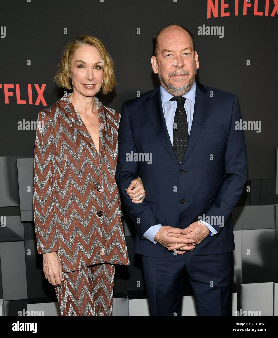 Elizabeth Marvel, left, and Bill Camp attend the world premiere of ...