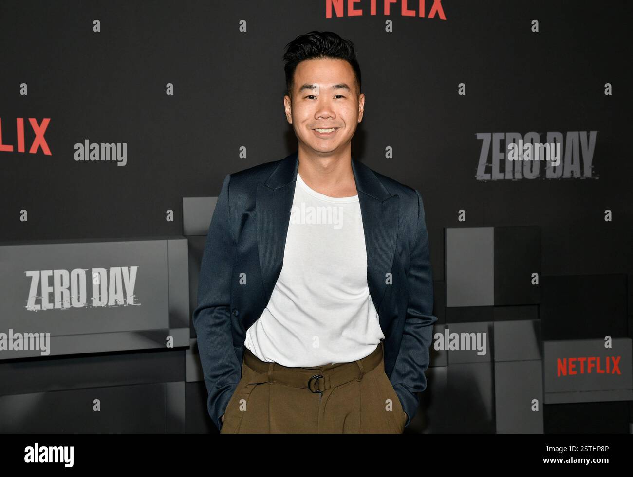 David Ma attends the world premiere of Netflix's "Zero Day" at The ...
