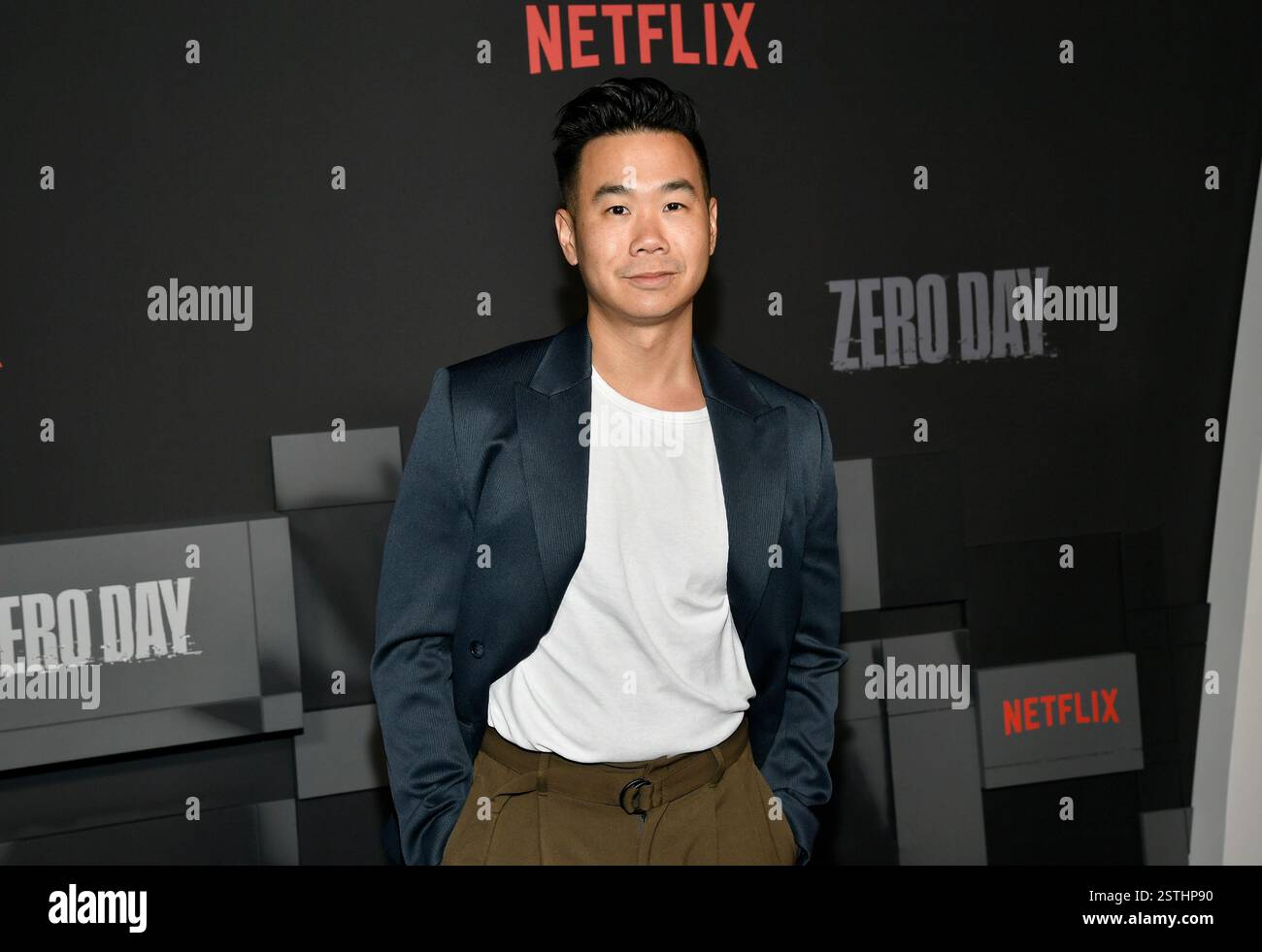 David Ma attends the world premiere of Netflix's "Zero Day" at The ...