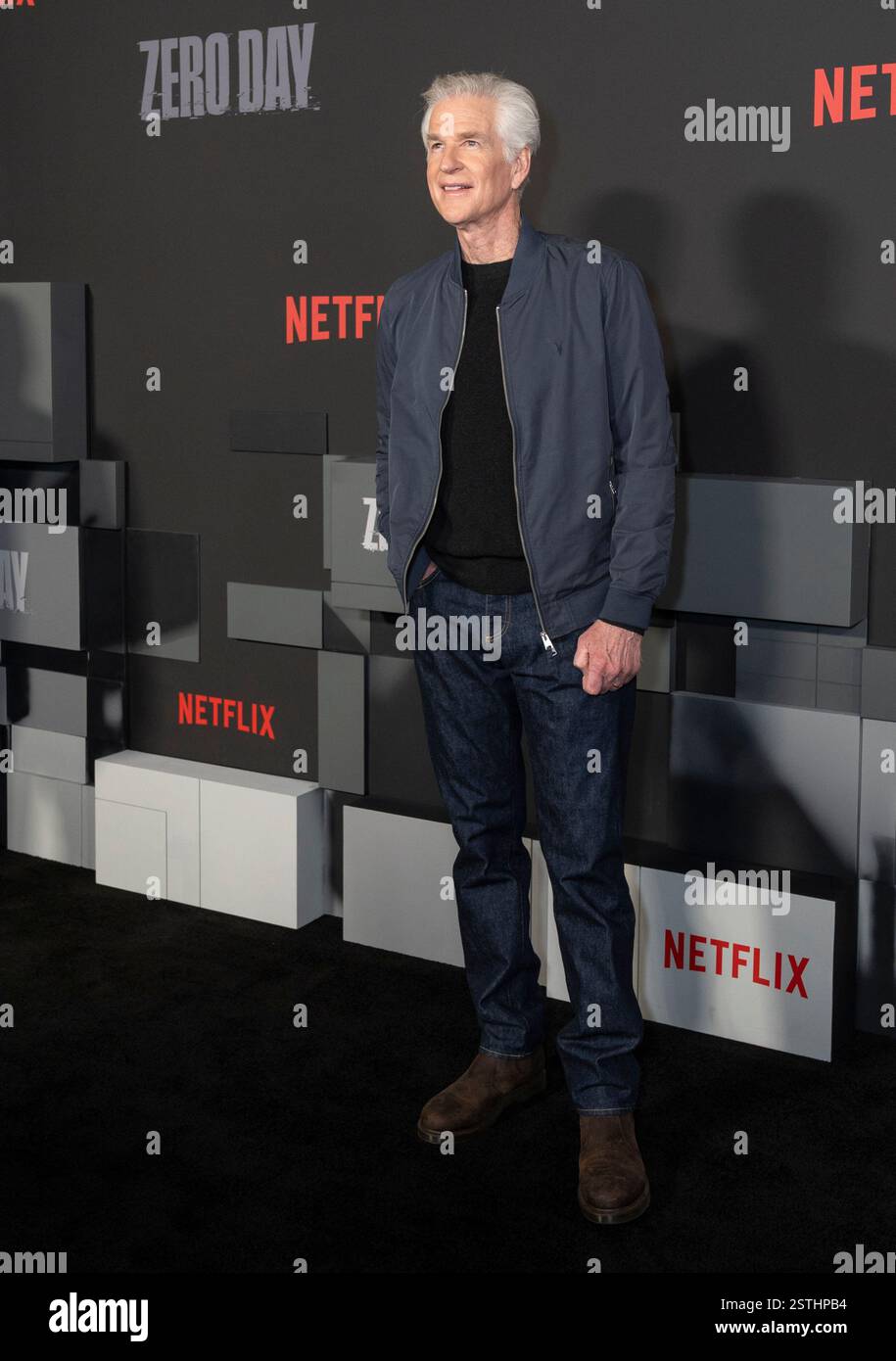 New York, United States. 19th Feb, 2025. Matthew Modine attends Netflix ...