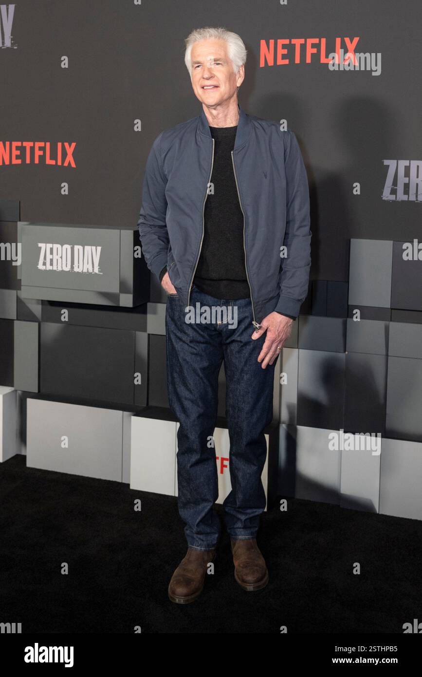 New York, United States. 19th Feb, 2025. Matthew Modine attends Netflix ...