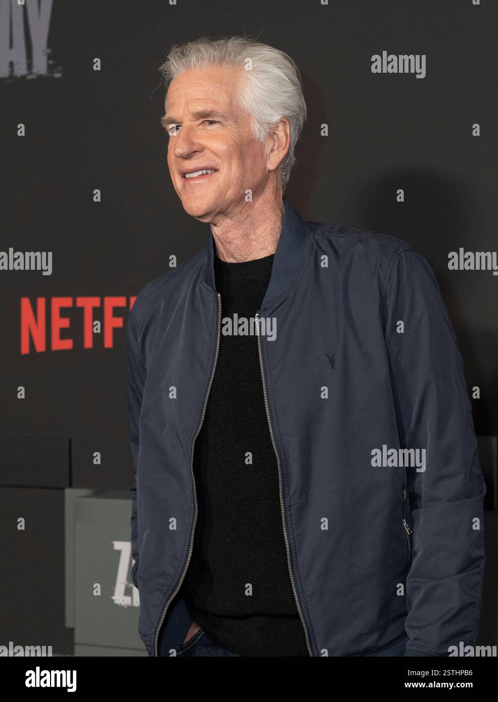 New York, United States. 19th Feb, 2025. Matthew Modine attends Netflix ...