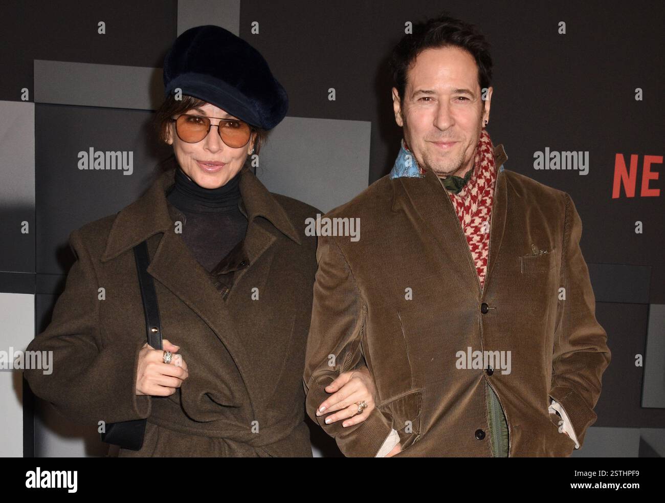 New York, NY, USA. 18th Feb, 2025. Gina Gershon and Rob Morrow at ...