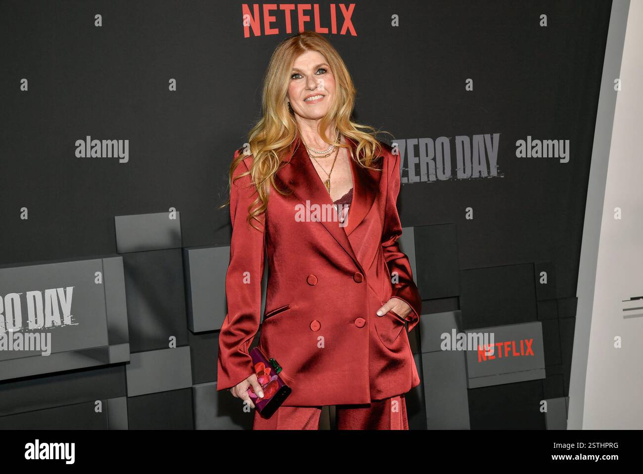 Connie Britton attends the world premiere of Netflix's "Zero Day" at ...
