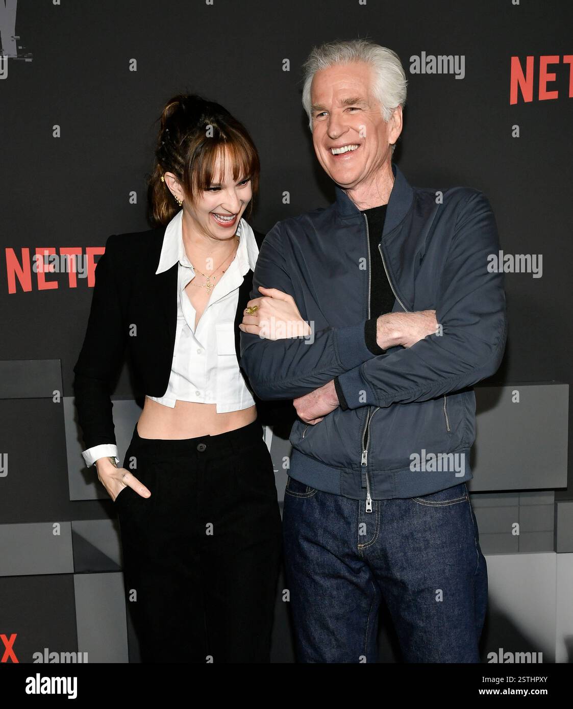 Ruby Modine, left, and Matthew Modine attend the world premiere of ...
