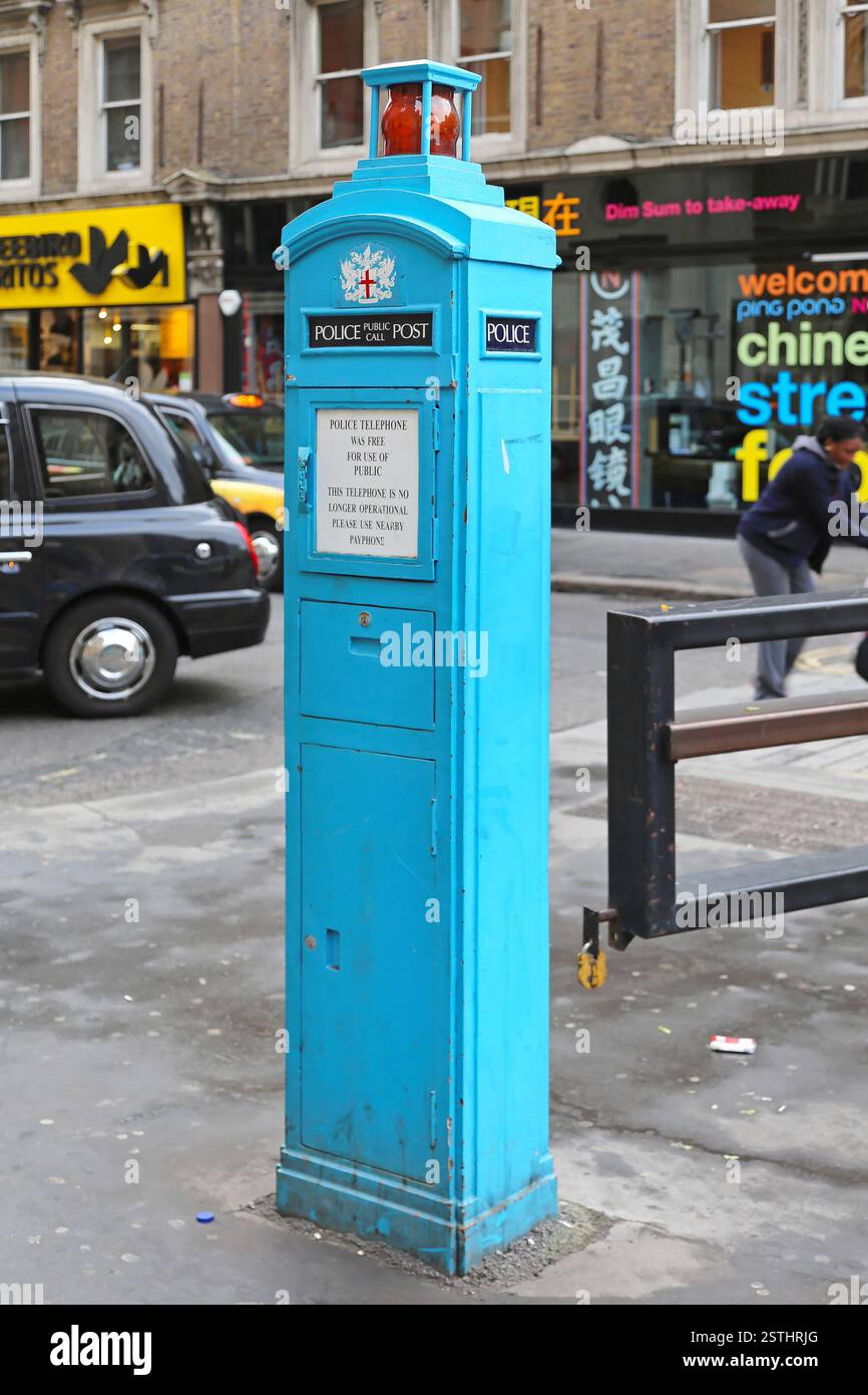 Police telephone post Stock Photo - Alamy