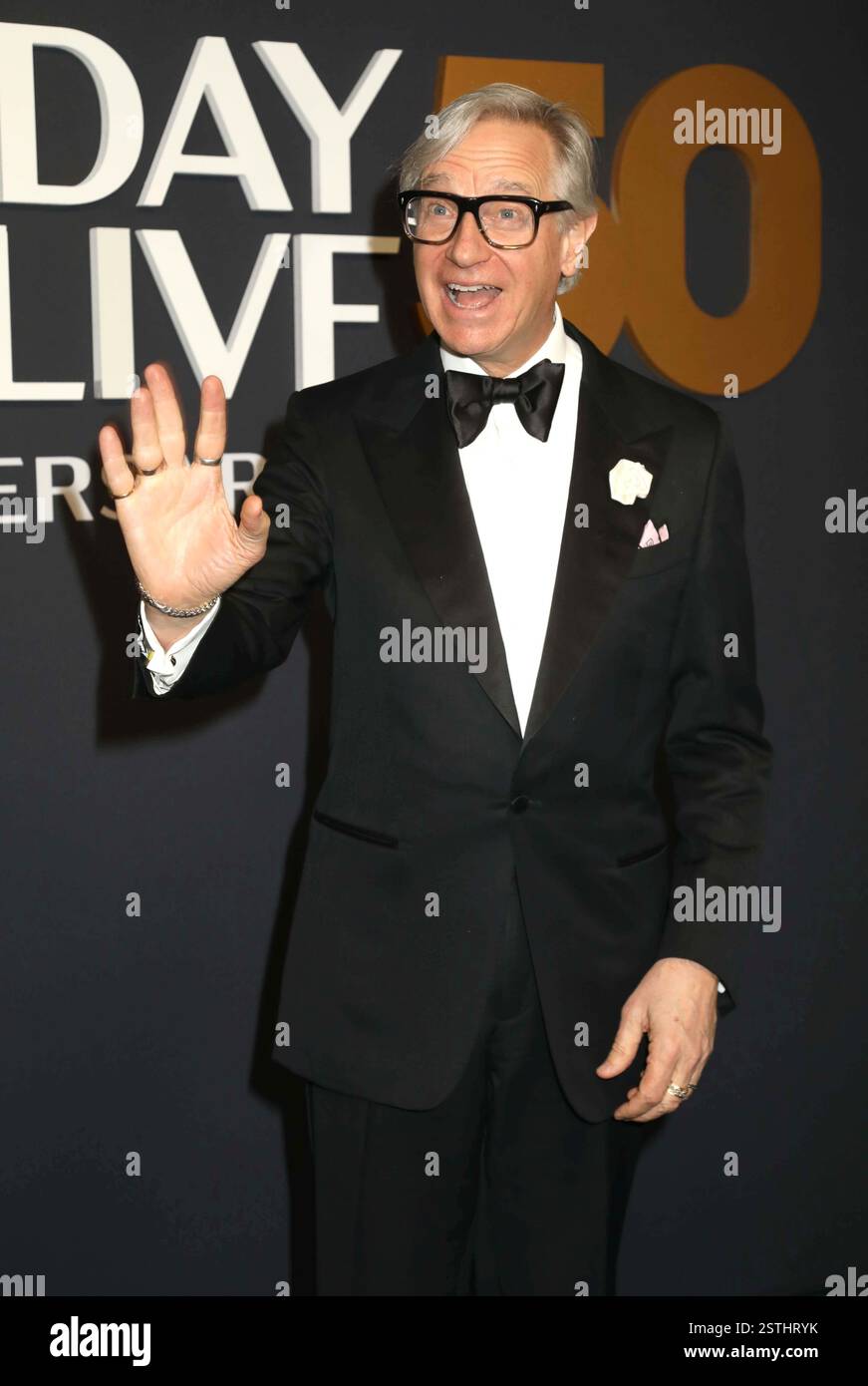 February 16, 2025, New York, New York, USA: Director PAUL FEIG seen at the arrivals for SNL 50 ...