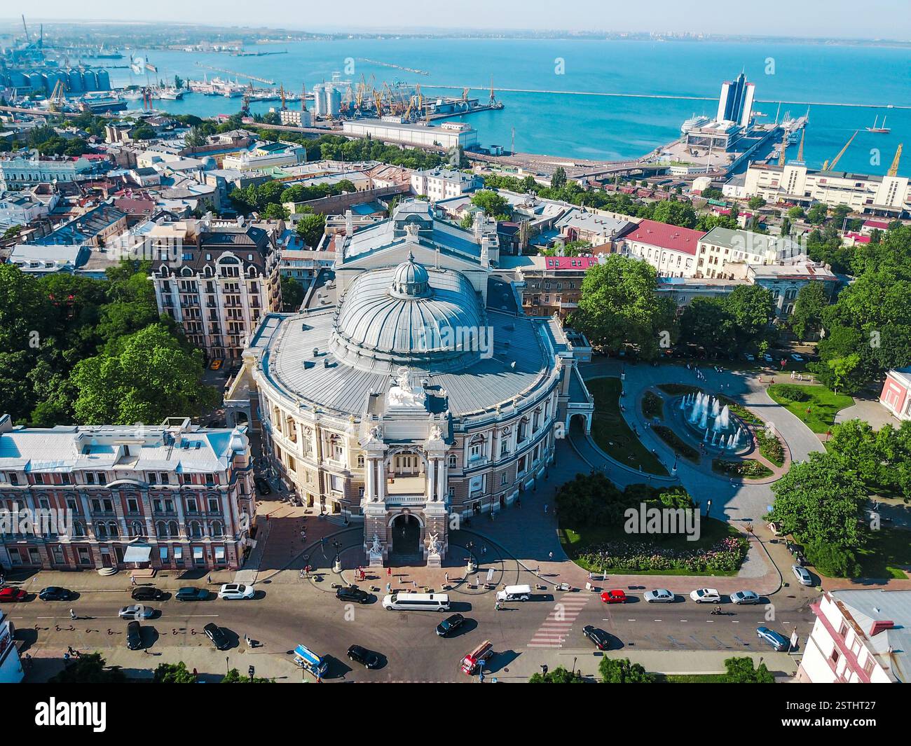 Aerial view Opera and Ballet Theater Stock Photo - Alamy