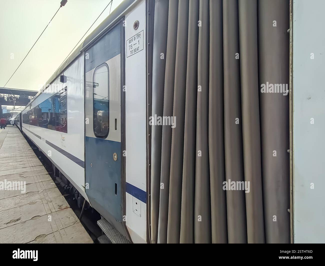 Delhi, India, Dec 31 2024 - Vande Bharat Express train going from Delhi ...