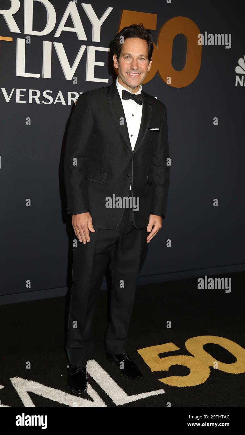 February 16, 2025, New York, New York, USA: Actor PAUL RUDD seen at the ...