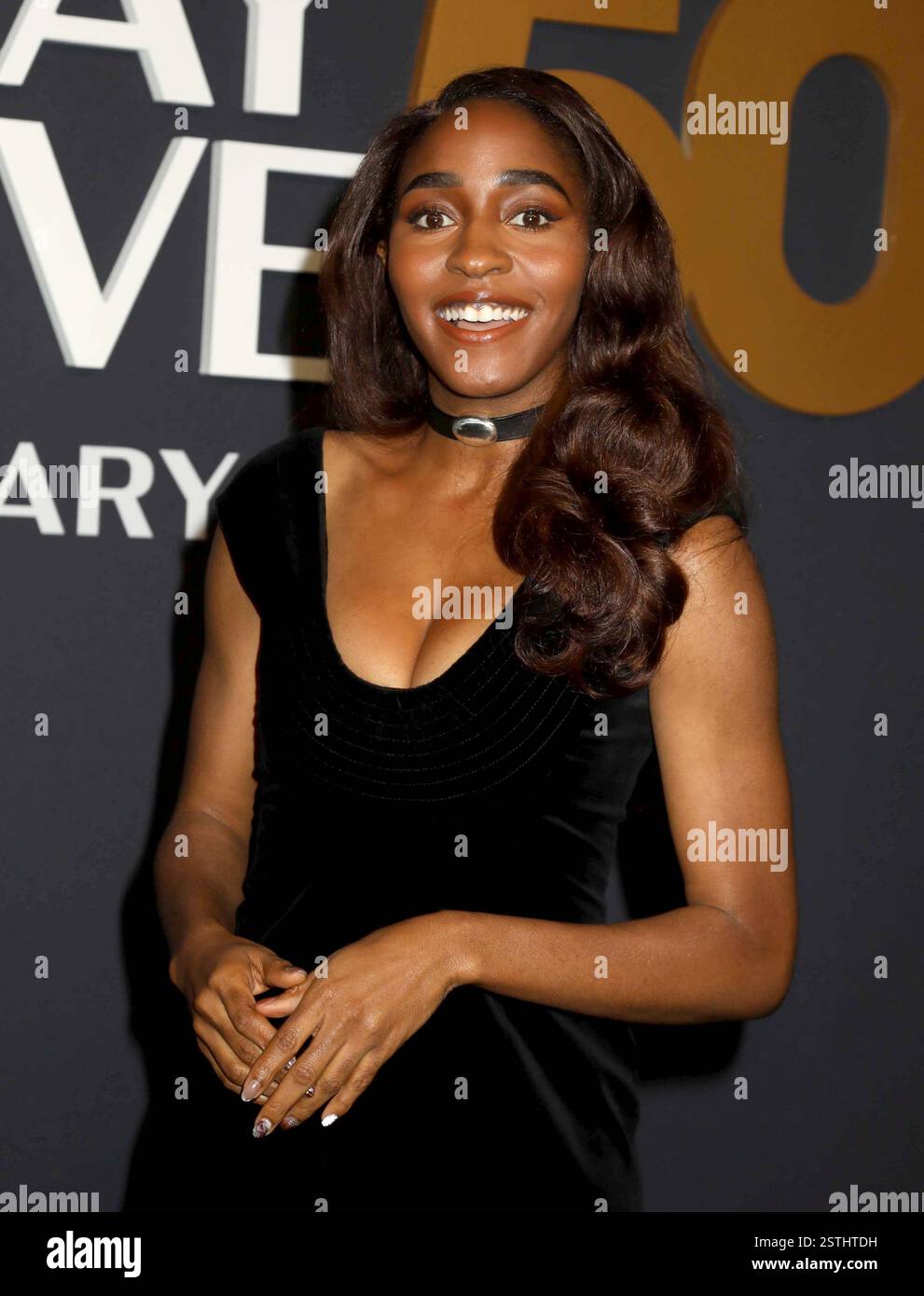 February 16, 2025, New York, New York, USA: Actor AYO EDEBIRI seen at ...