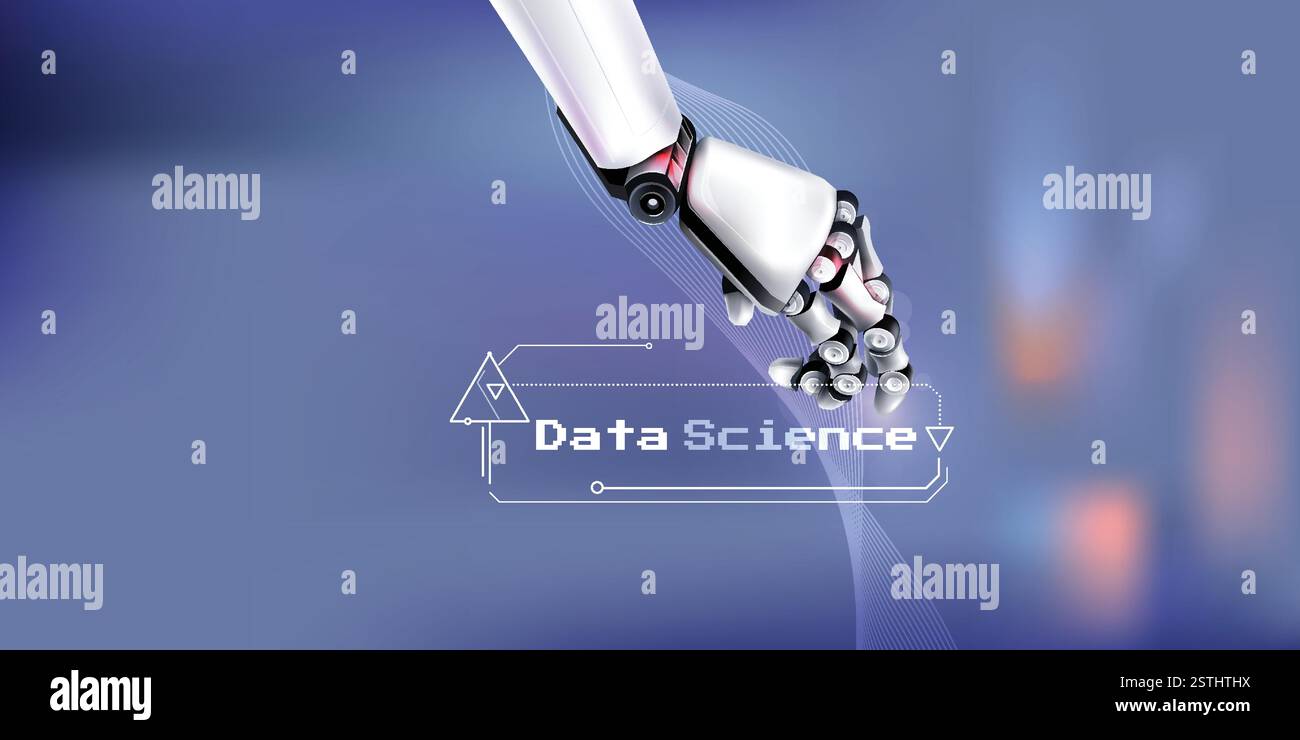 Words and algorithms: how Artificial Intelligence learns to speak and listen Stock Vector Image ...