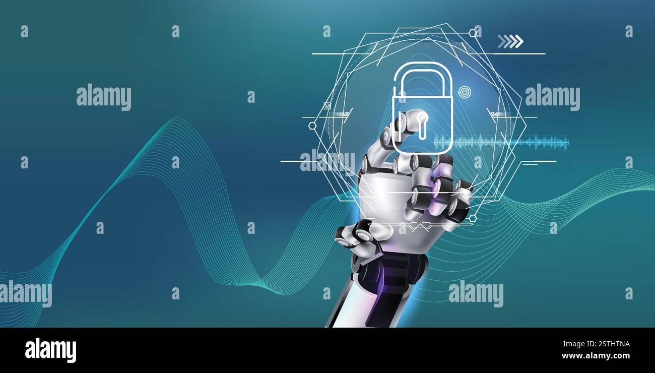 Neural Networks and Information Analysis Security, AI in Action Stock ...