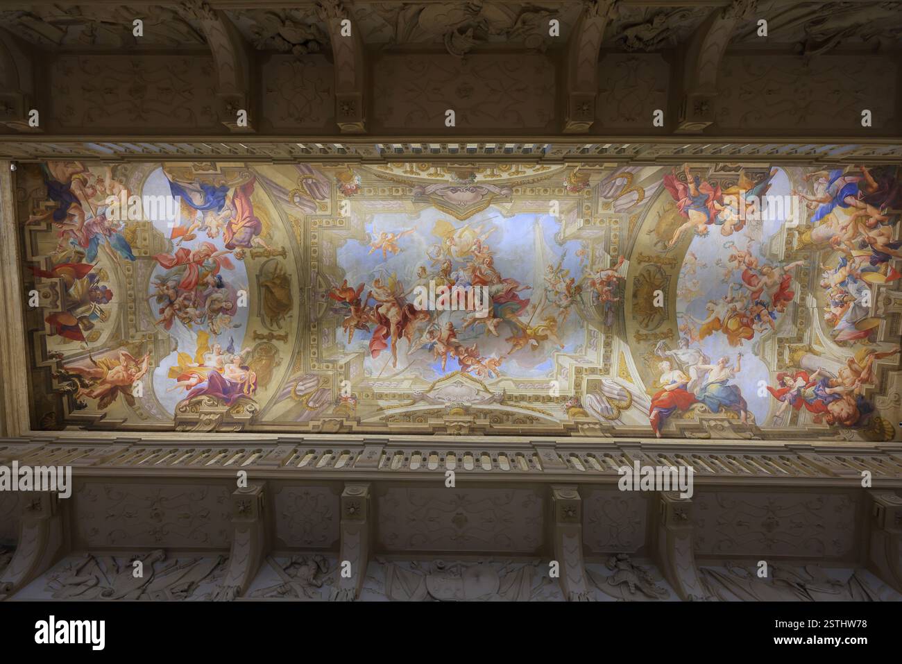 Palais Daun-Kinsky, Early 18th-century stucco palace adorned with ...