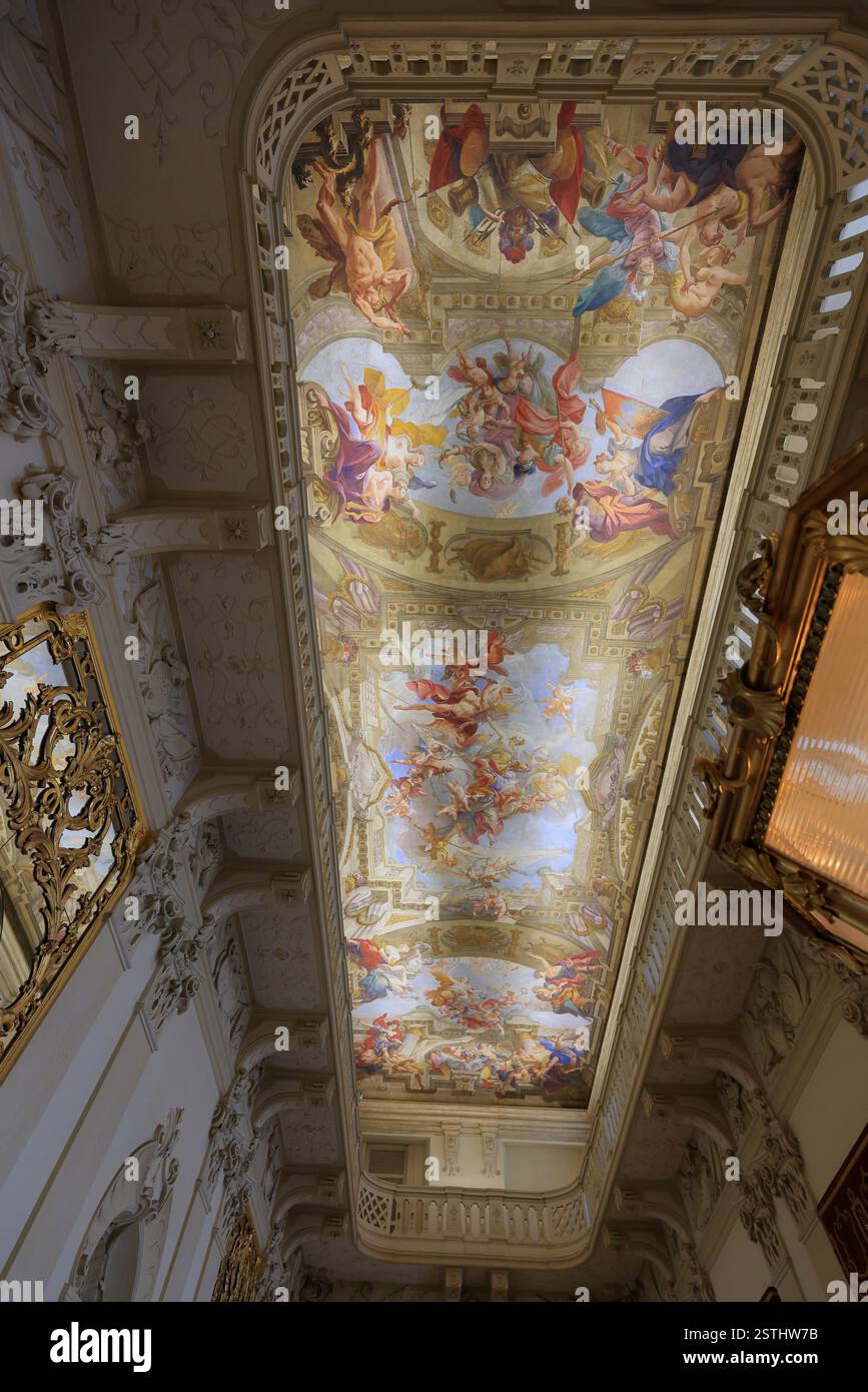Palais Daun-Kinsky, Early 18th-century stucco palace adorned with ...