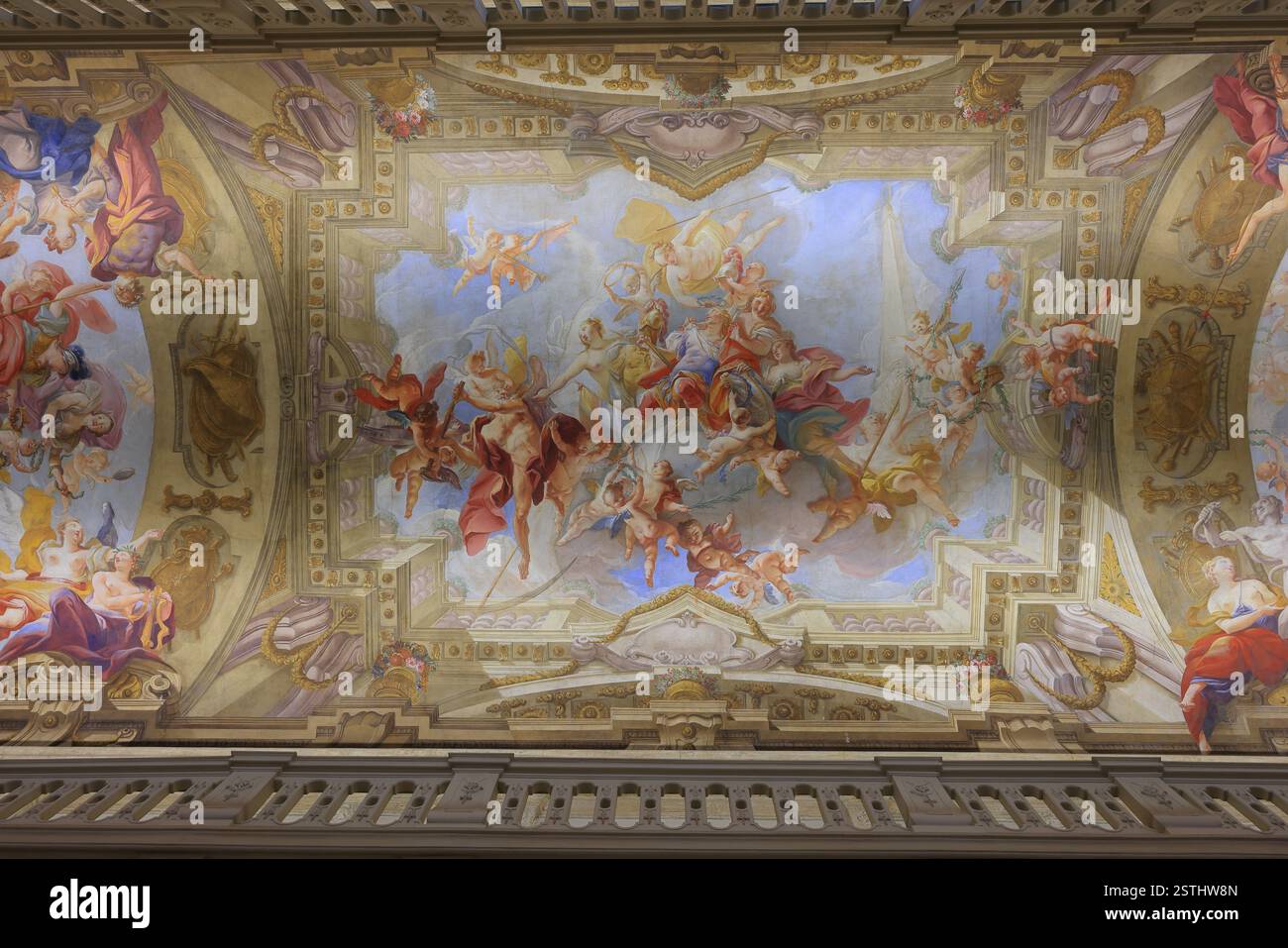 Palais Daun-Kinsky, Early 18th-century stucco palace adorned with ...