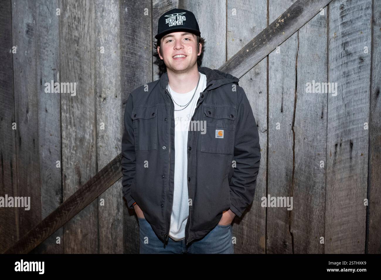 Vincent Mason poses during Country Now LIVE on Tuesday, Feb. 18, 2025 ...