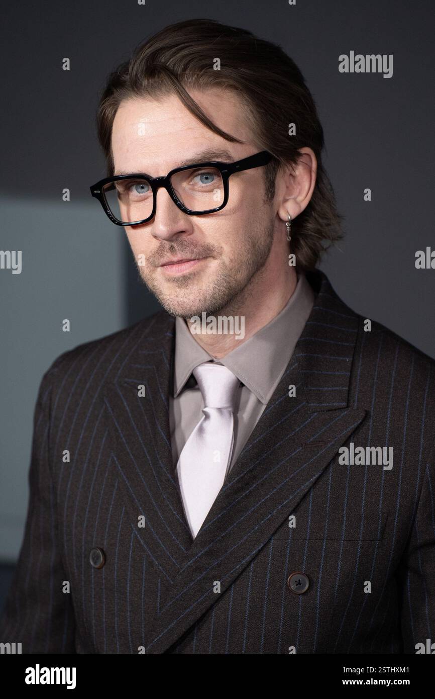 New York, United States. 18th Feb, 2025. Dan Stevens attends Netflix's ...