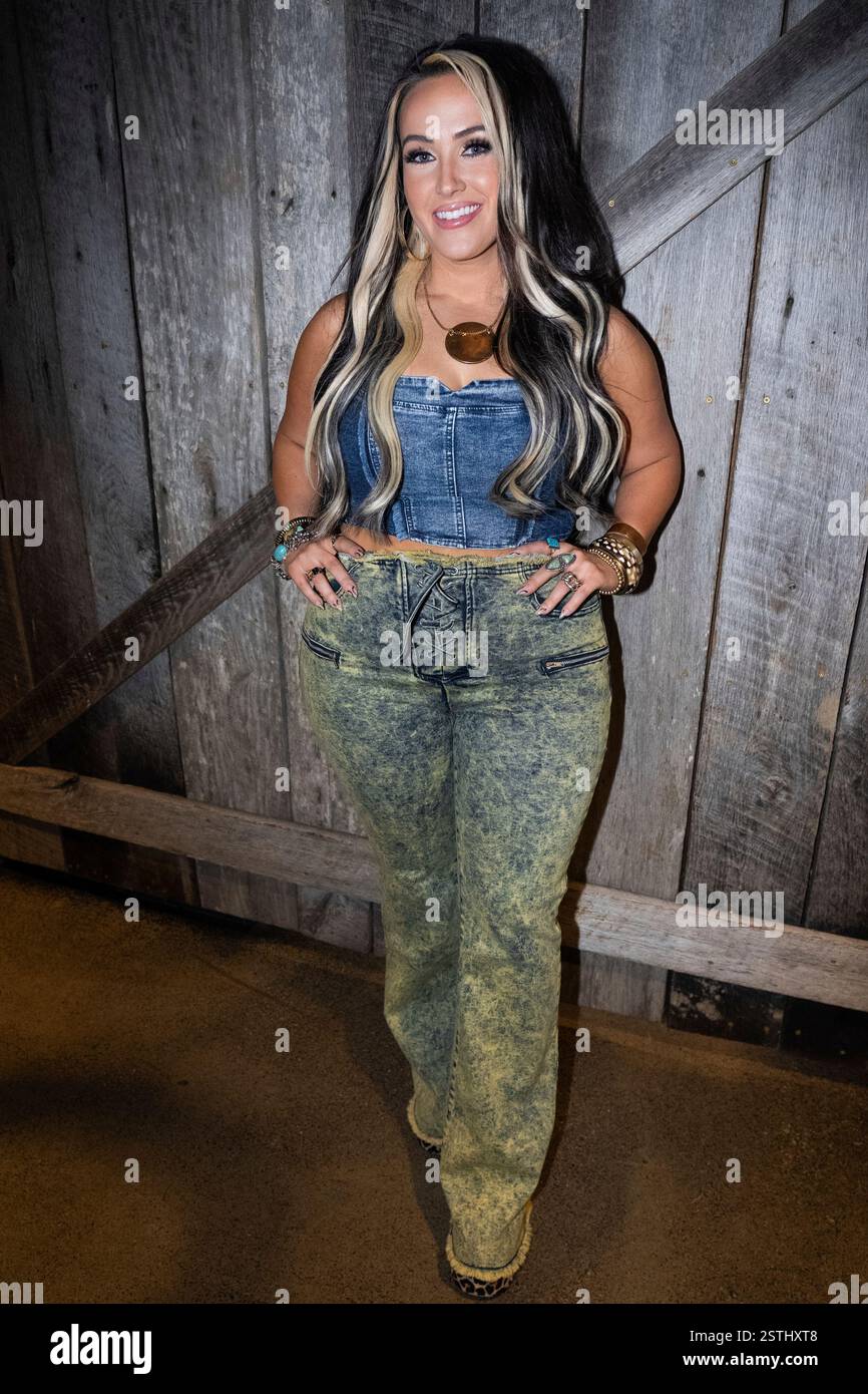 Priscilla Block poses during Country Now LIVE on Tuesday, Feb. 18, 2025 ...