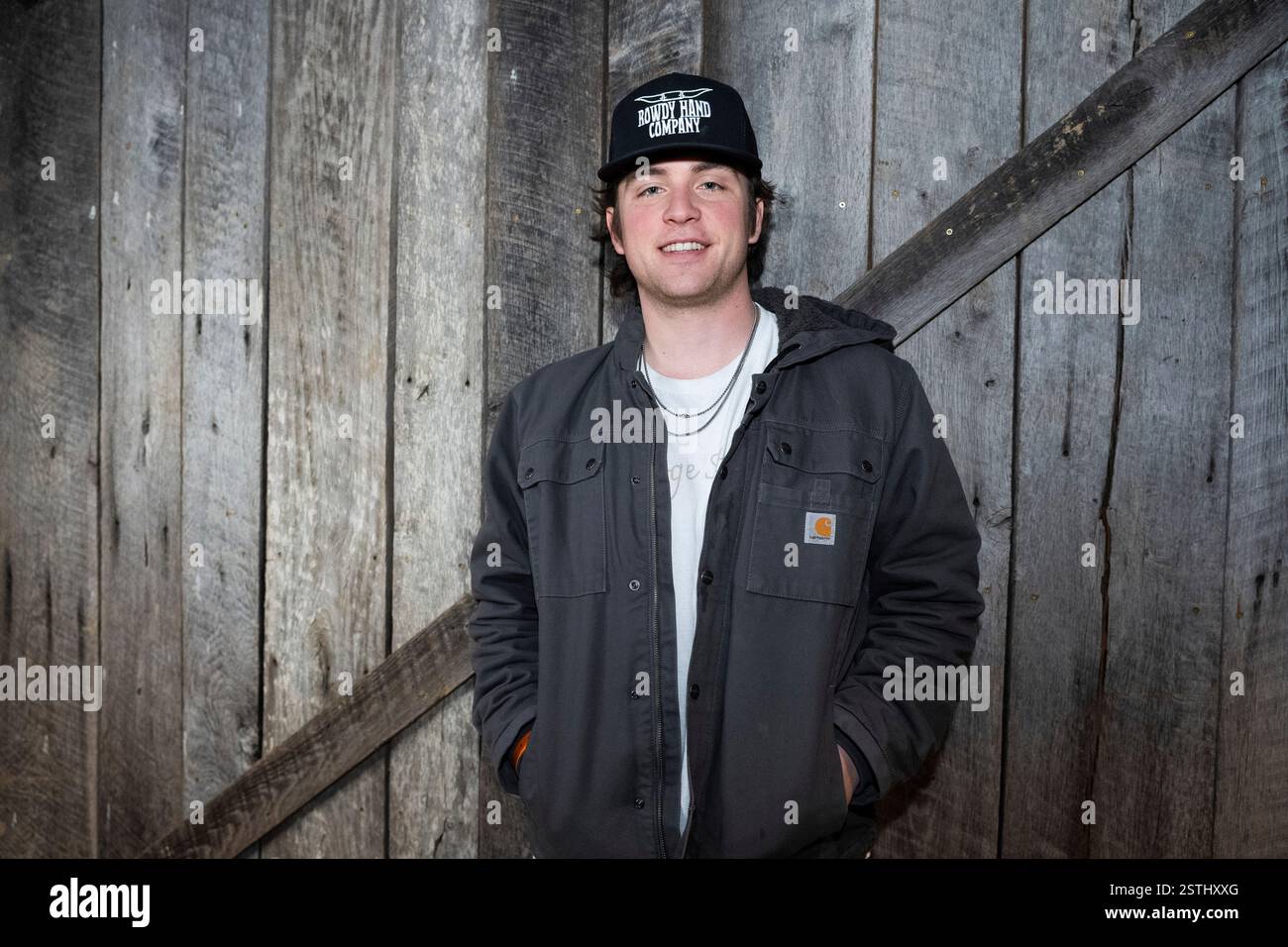 Vincent Mason poses during Country Now LIVE on Tuesday, Feb. 18, 2025 ...