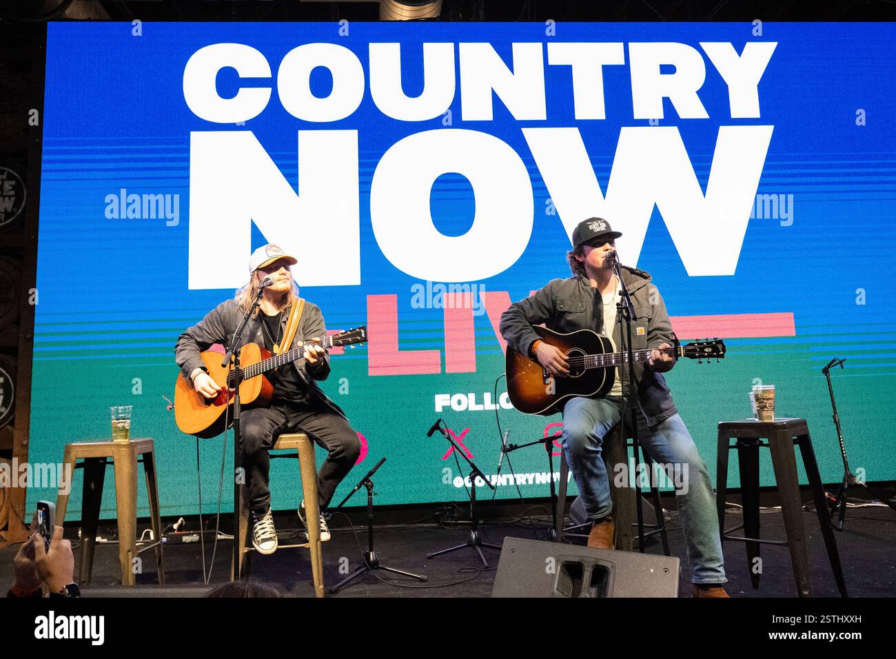 Vincent Mason performs during Country Now LIVE on Tuesday, Feb. 18 ...