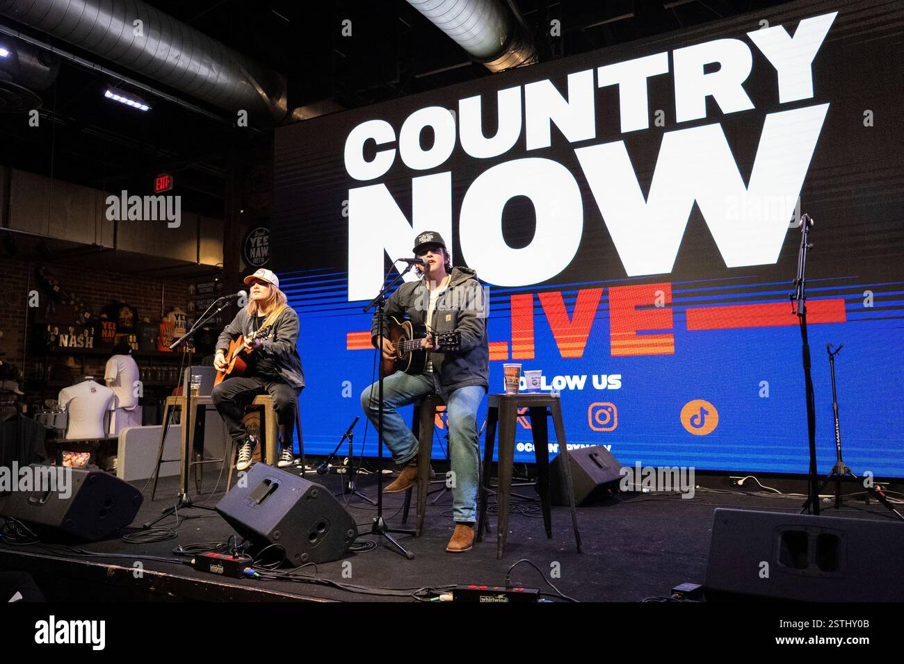 Vincent Mason performs during Country Now LIVE on Tuesday, Feb. 18 ...