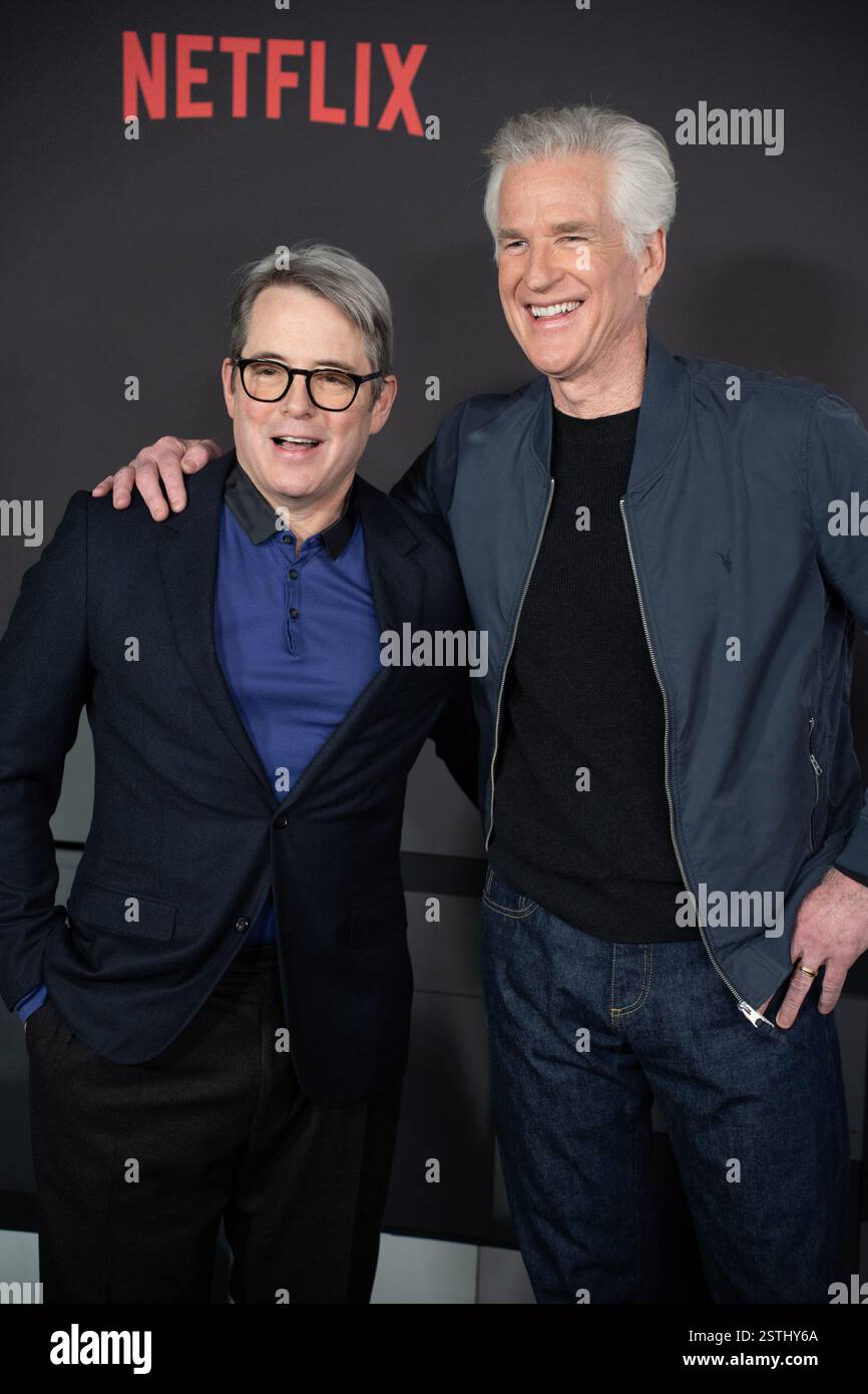 New York, United States. 18th Feb, 2025. Matthew Broderick and Matthew ...
