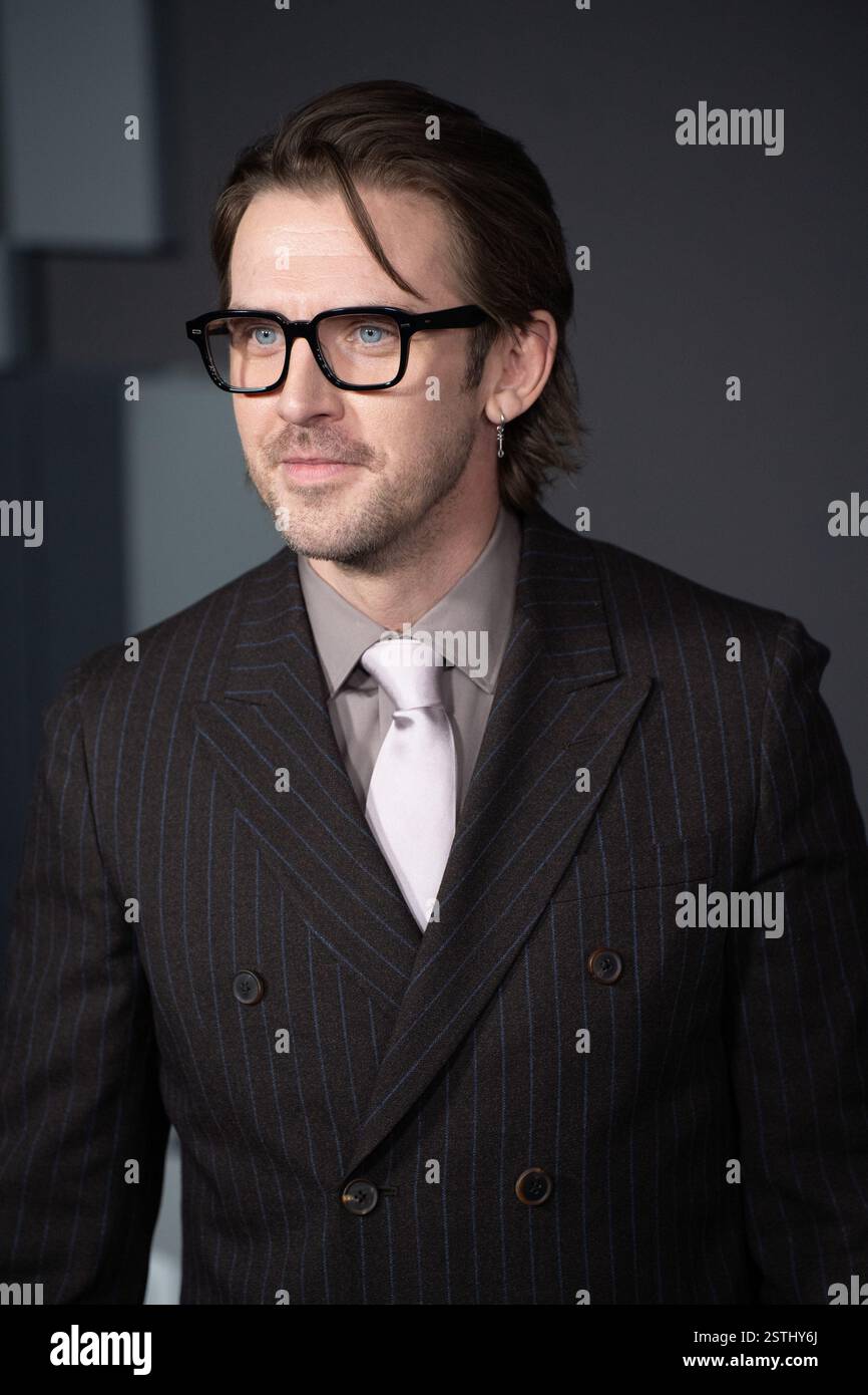 New York, United States. 18th Feb, 2025. Dan Stevens attends Netflix's ...