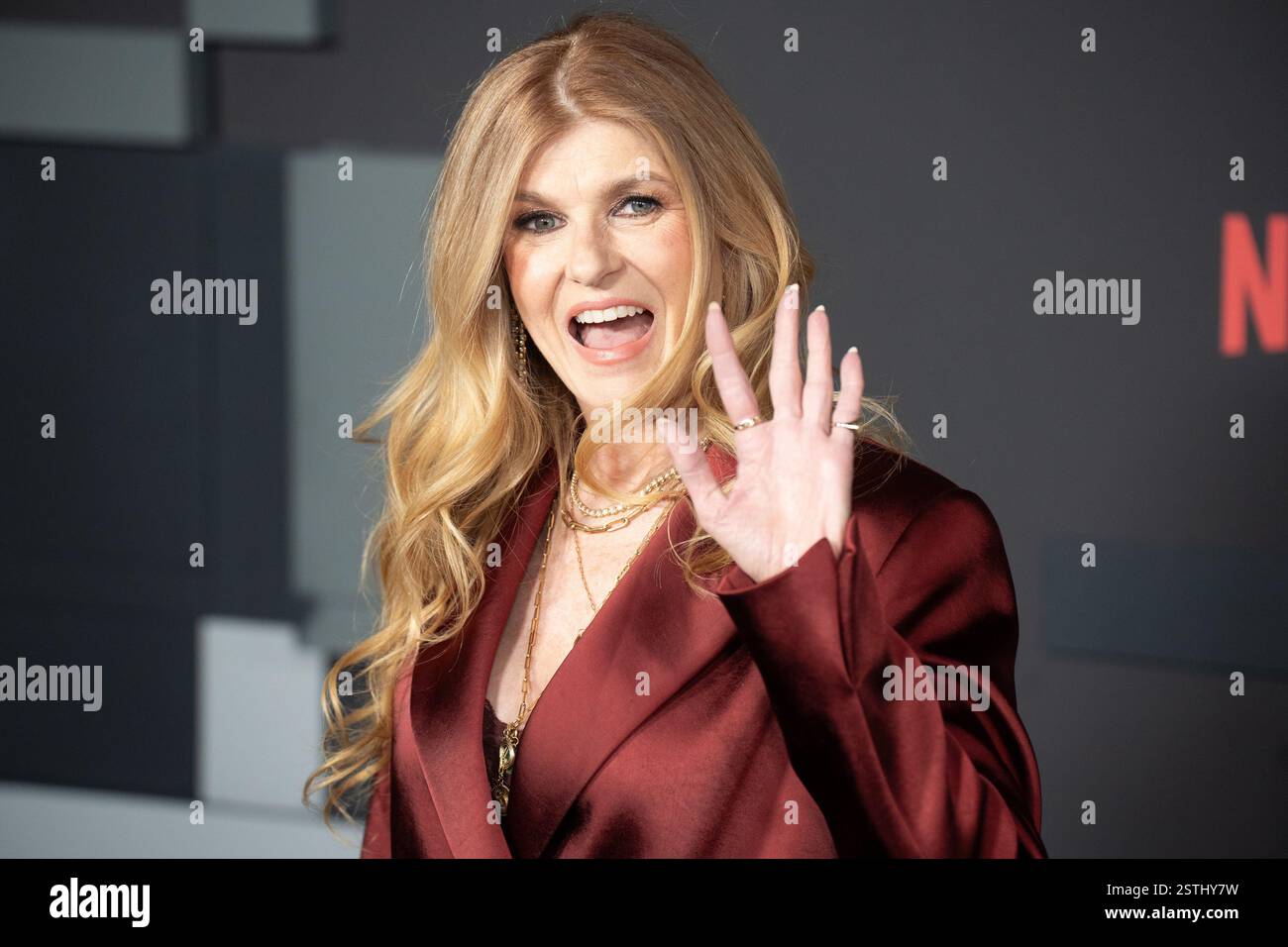 New York, United States. 18th Feb, 2025. Connie Britton attends Netflix ...