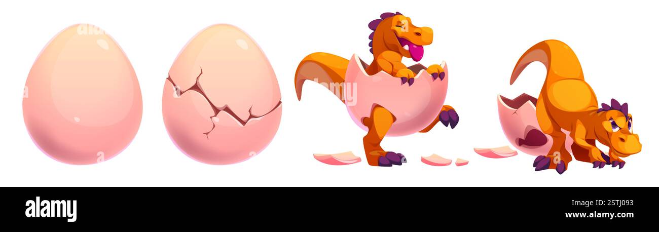 Egg process Cut Out Stock Images & Pictures - Alamy