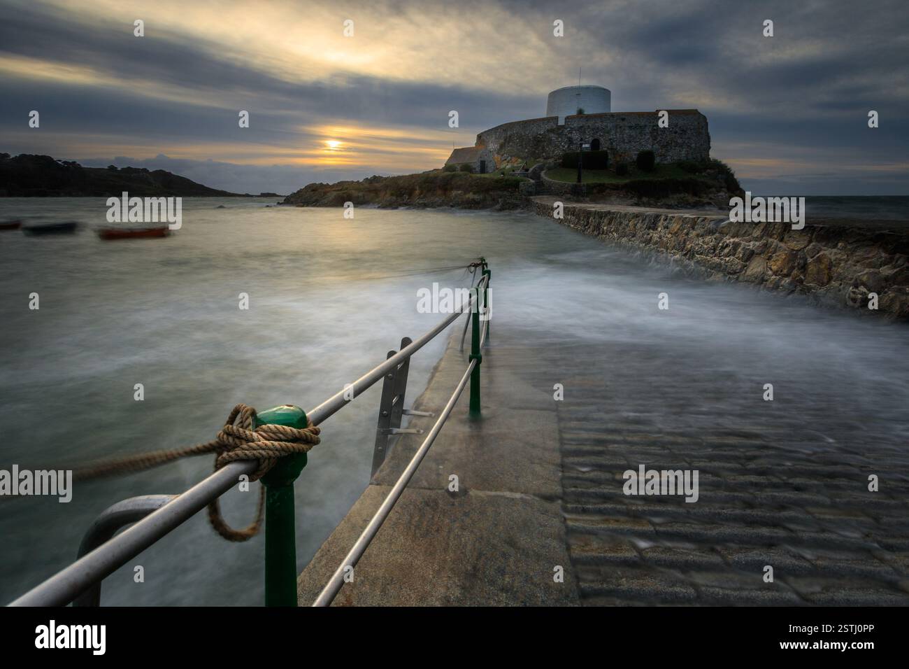 Fort grey Guernsey Stock Photo - Alamy