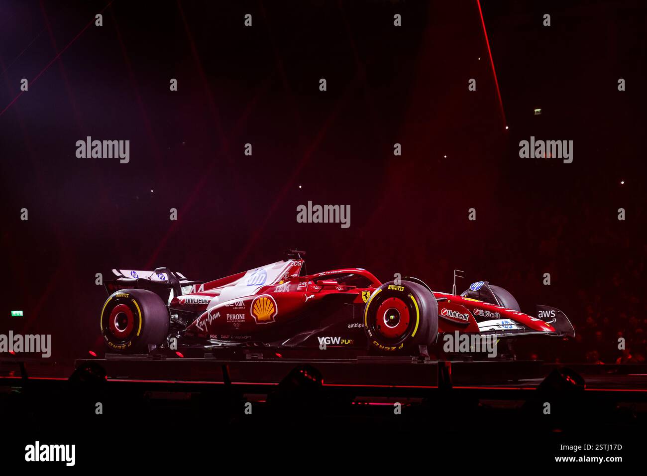 London, United Kingdom, February 18, 2025, Scuderia Ferrari SF-25 ...