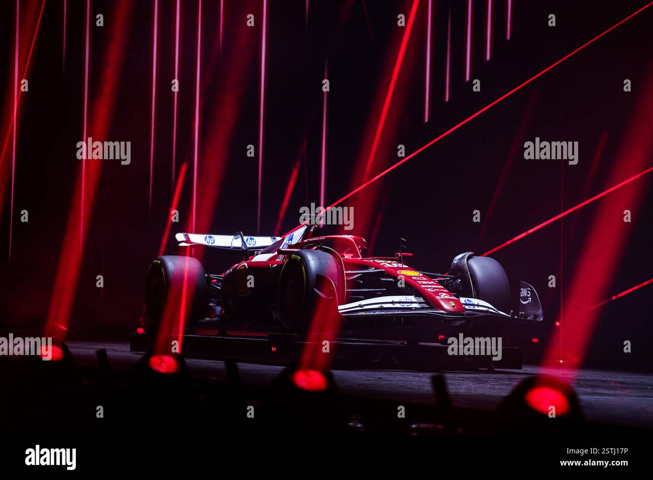 London, United Kingdom, February 18, 2025, Scuderia Ferrari SF-25 ...