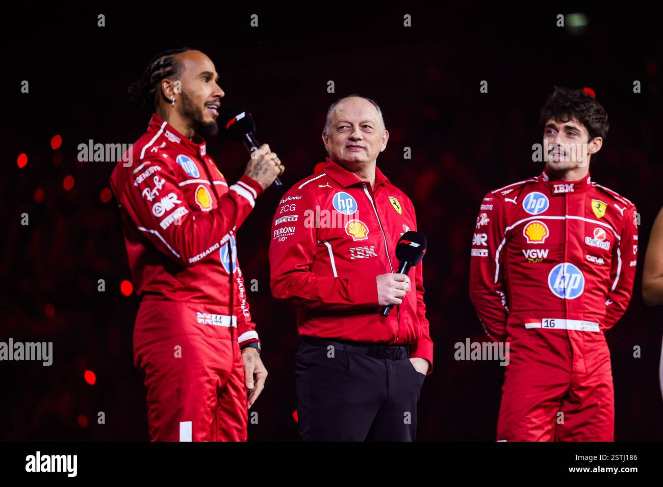 London, United Kingdom, February 18, 2025, Scuderia Ferrari SF-25 ...