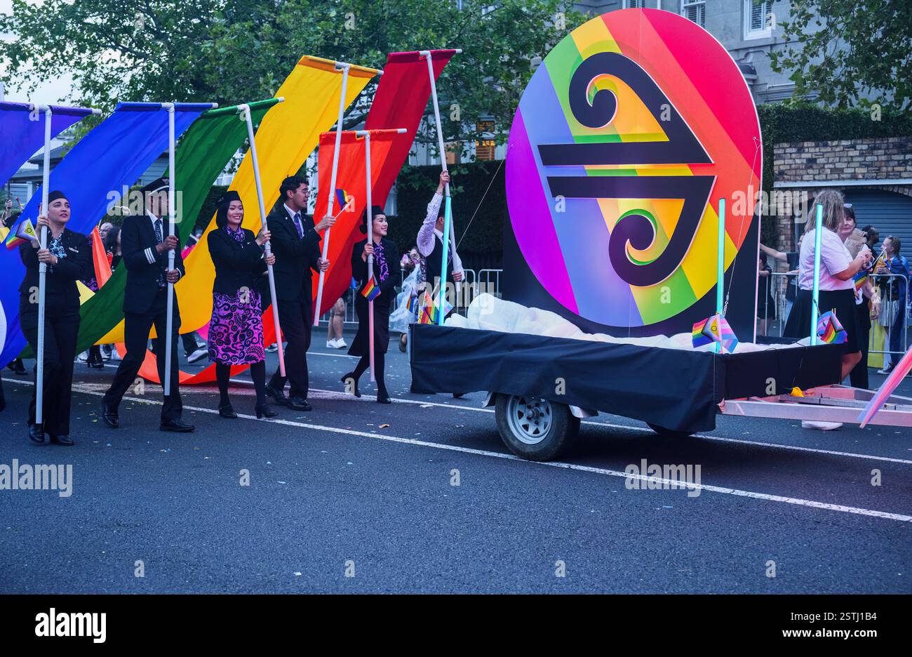 Auckland, New Zealand - Feb 15 2025: Air New Zealand team at Auckland ...