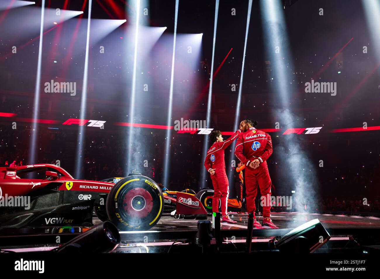London, United Kingdom, February 18, 2025, Scuderia Ferrari SF-25 ...